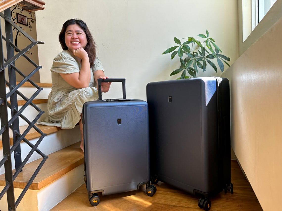 Level8 Textured Luggage Set Review - Tara Lets Anywhere